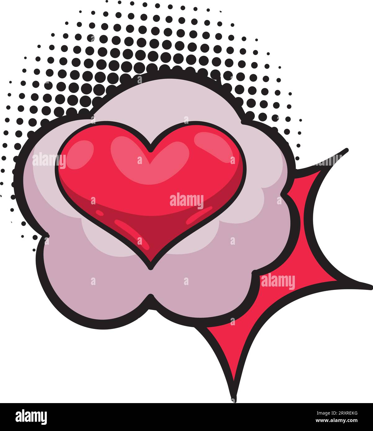 love pop art vintage Stock Vector Image & Art - Alamy