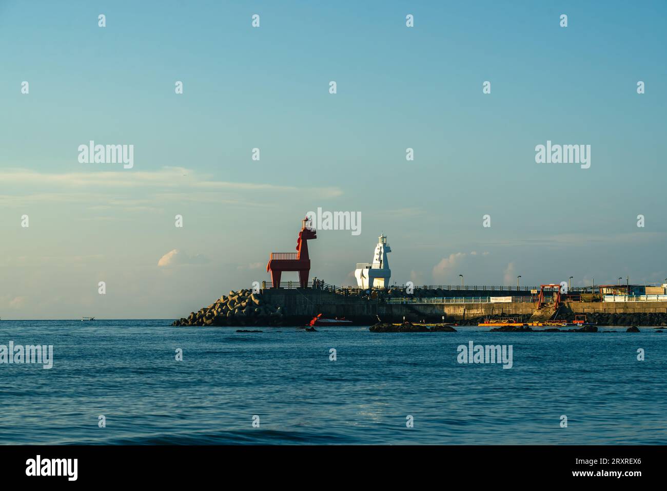 Jeju Iho beach at dusk Stock Photo - Alamy