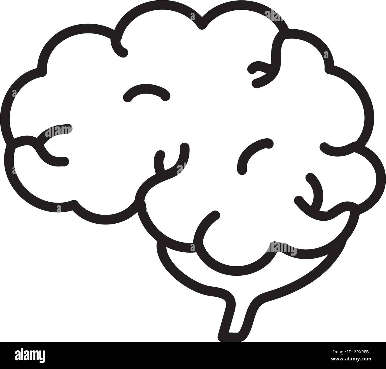 brain profile icon illustration Stock Vector Image & Art - Alamy