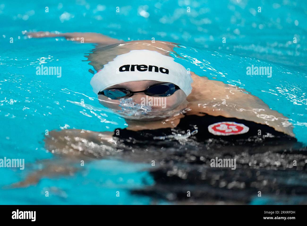 Hong Kong's Chloe Cheng competes during the women's 400m individual ...