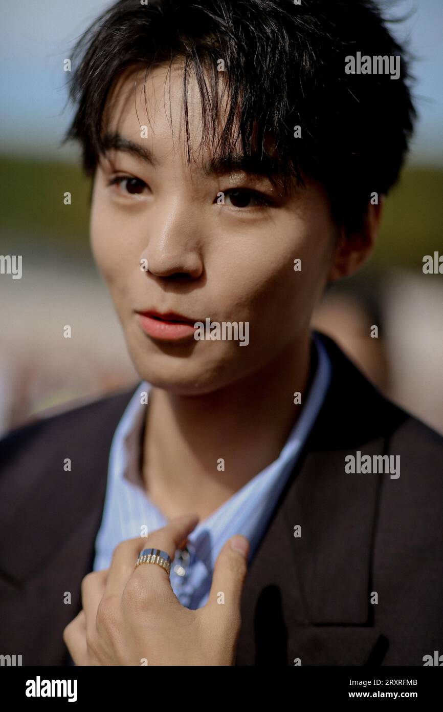 Paris, France. 26th Sep, 2023. Street style, Karry Wang arriving at ...