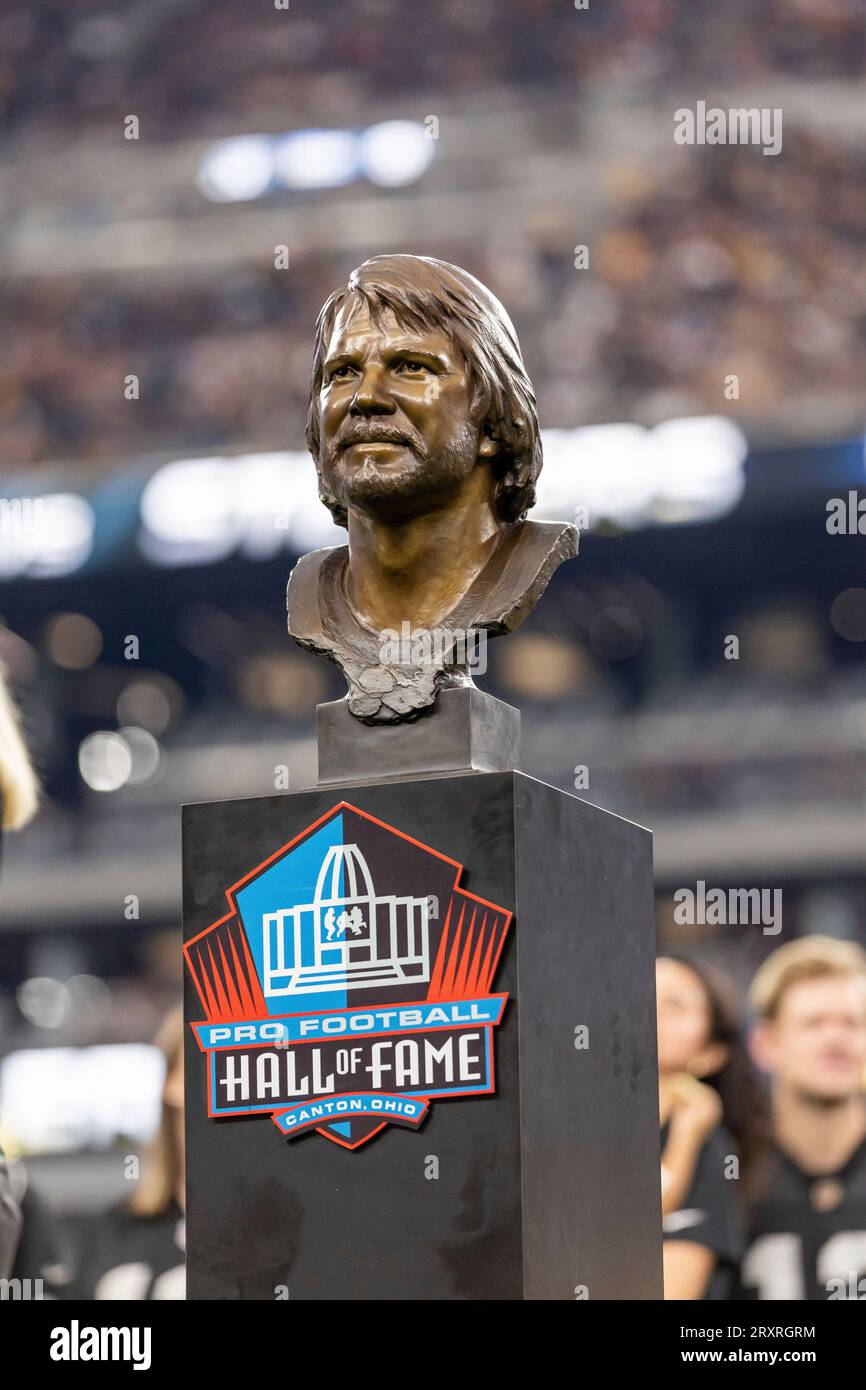 The Pro Football Hall of Fame bust of former Las Vegas Raiders ...