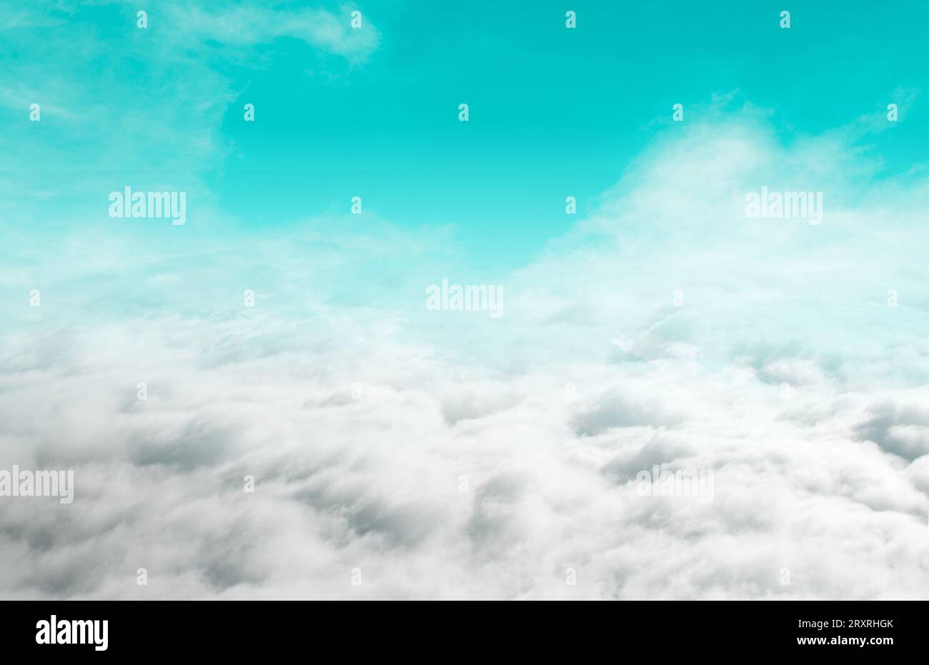 Blue sky with some clouds. View over the clouds.ummer blue sky cloud ...
