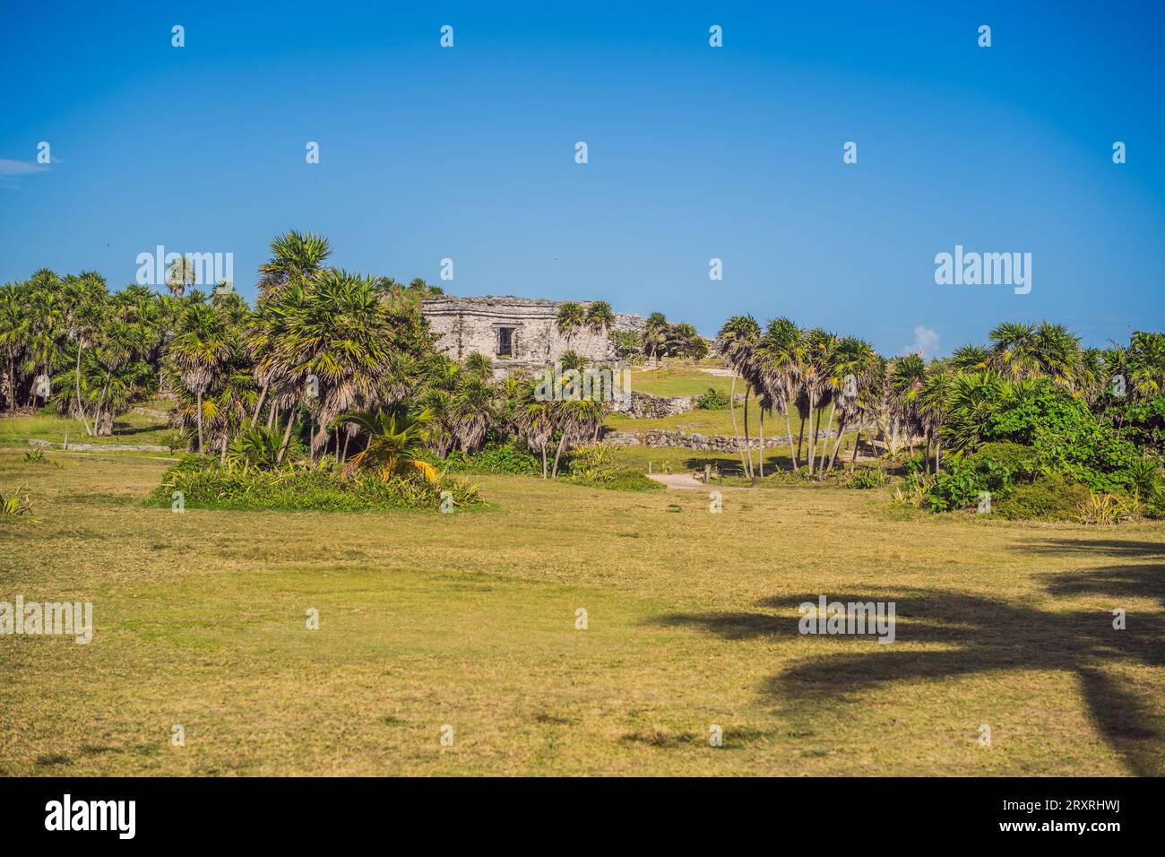 Pre-Columbian Mayan walled city of Tulum, Quintana Roo, Mexico, North ...