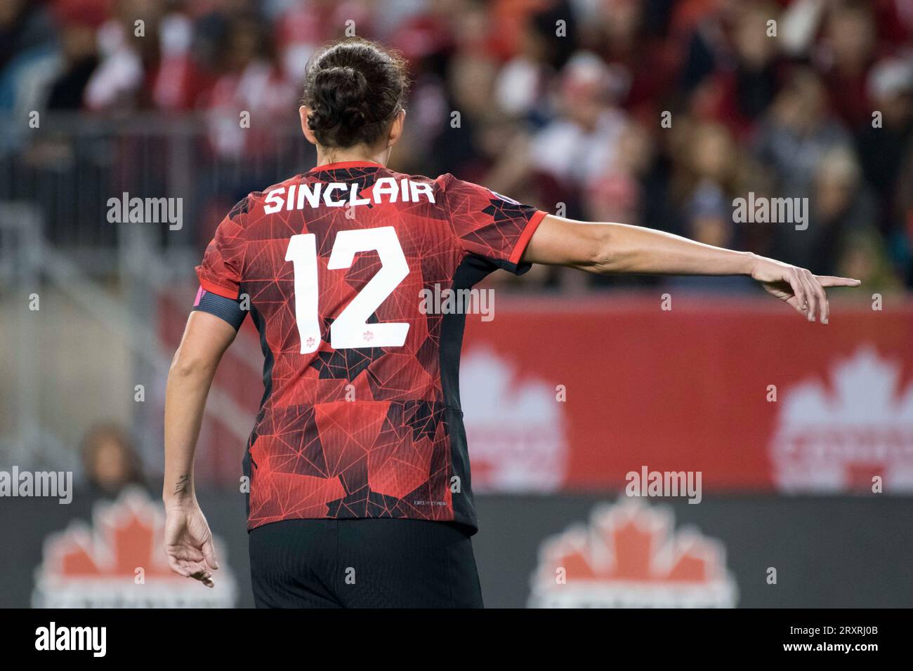 Toronto, Ontario, Canada. 26th Sep, 2023. Christine Sinclair #12 in ...