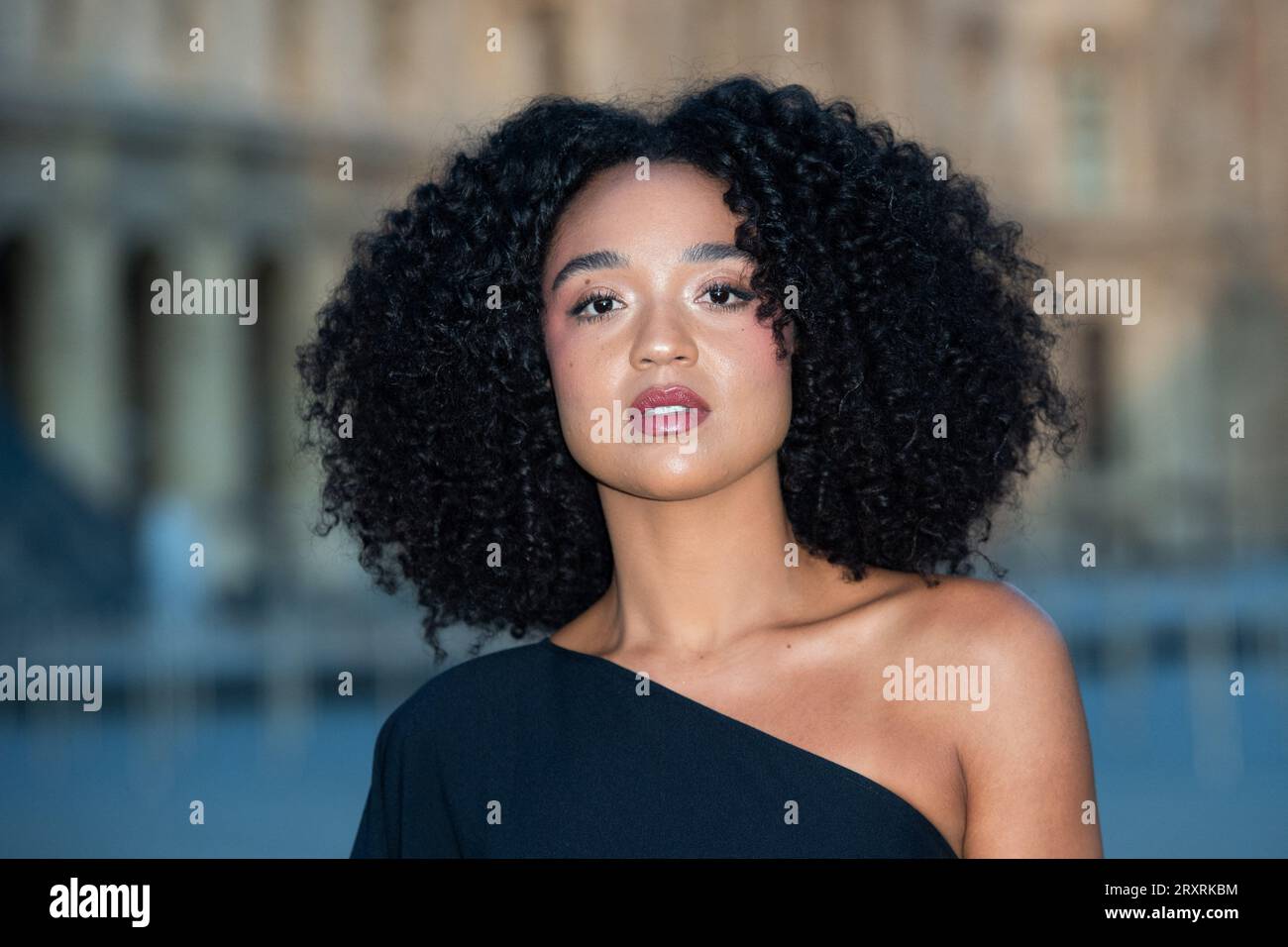 Paris, France. 26th Sep, 2023. Aisha Dee attending the Lancome X Louvre ...