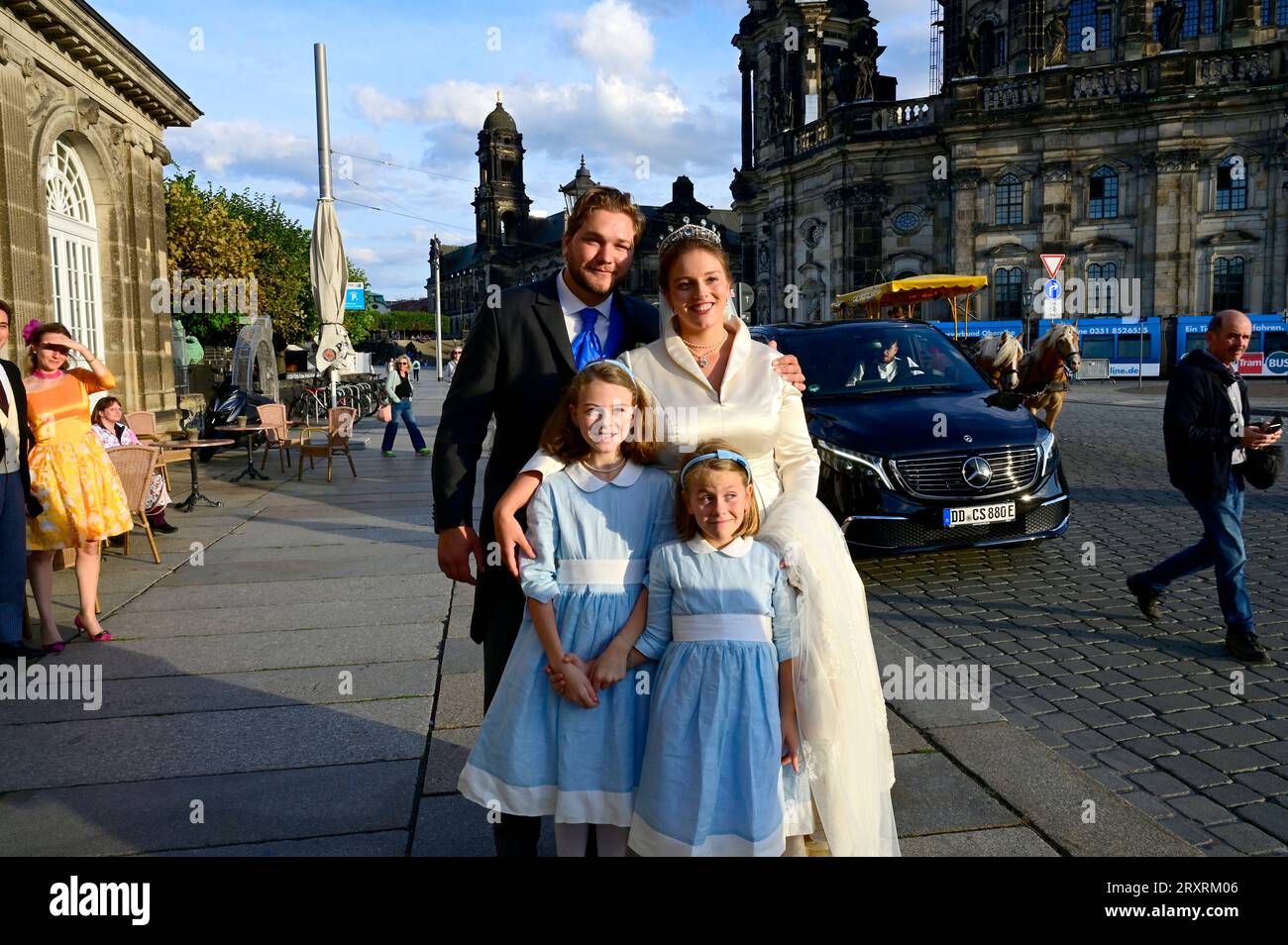Maria Teresita Prinzessin von Sachsen und Graf Beryl Alexandre de ...