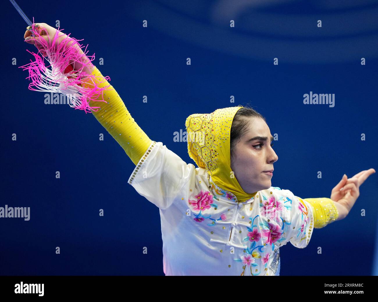 Hangzhou, China's Zhejiang Province. 27th Sep, 2023. Zahra Kiani of ...