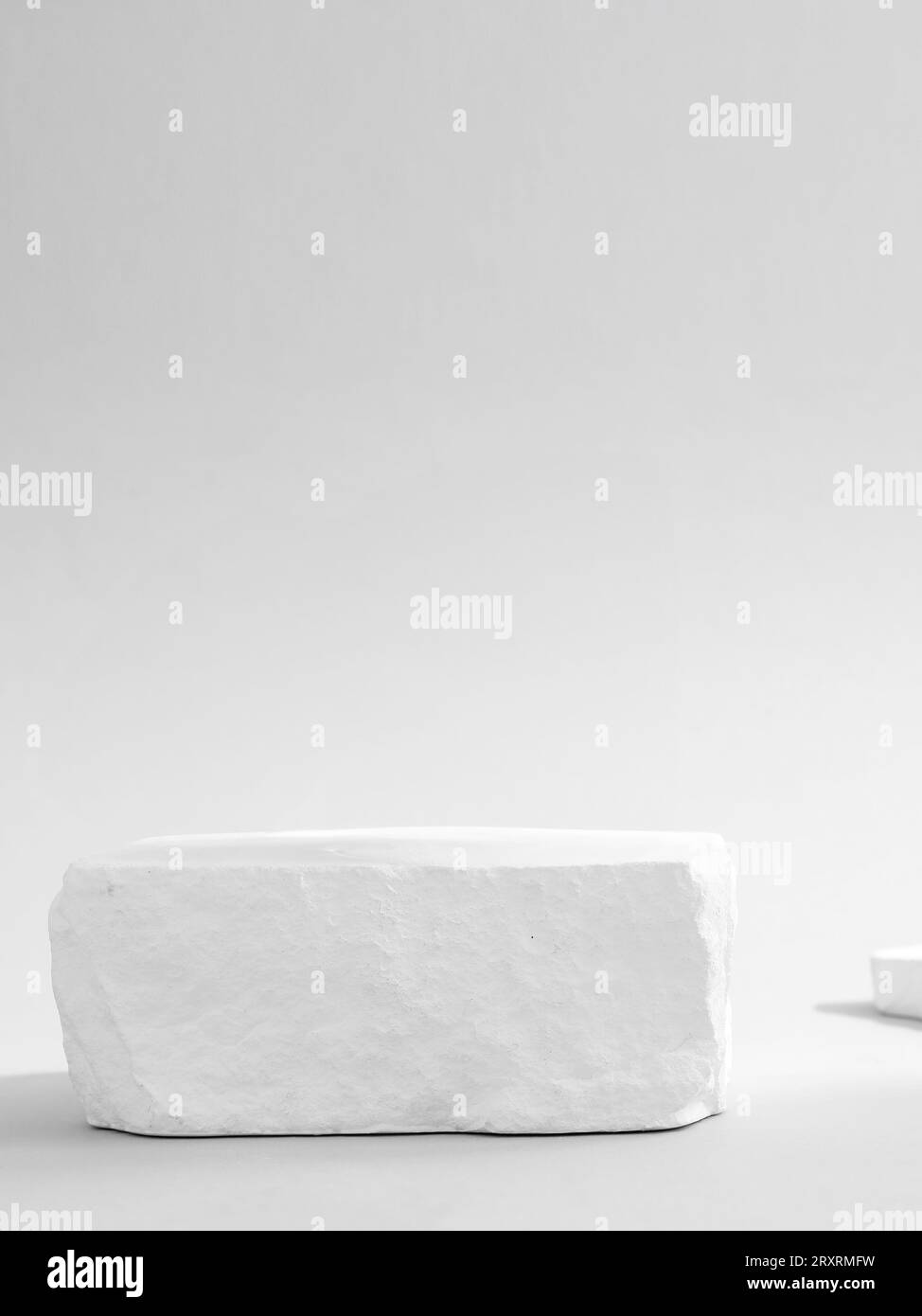 White background for products showcase, hi res images Stock Photo - Alamy