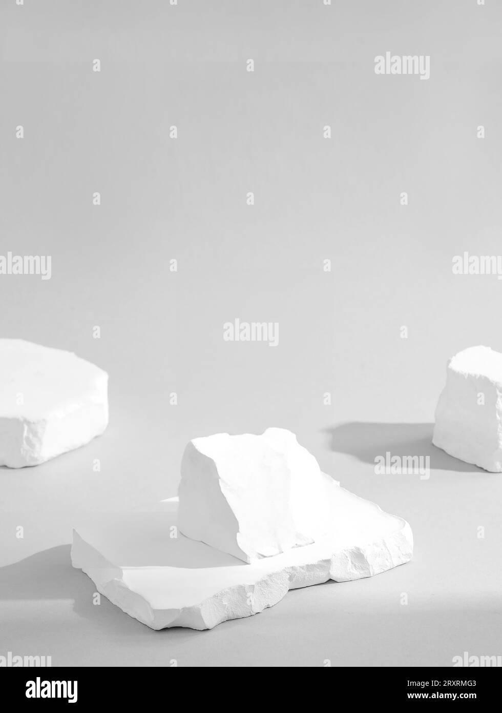 White background for products showcase, hi res images Stock Photo - Alamy