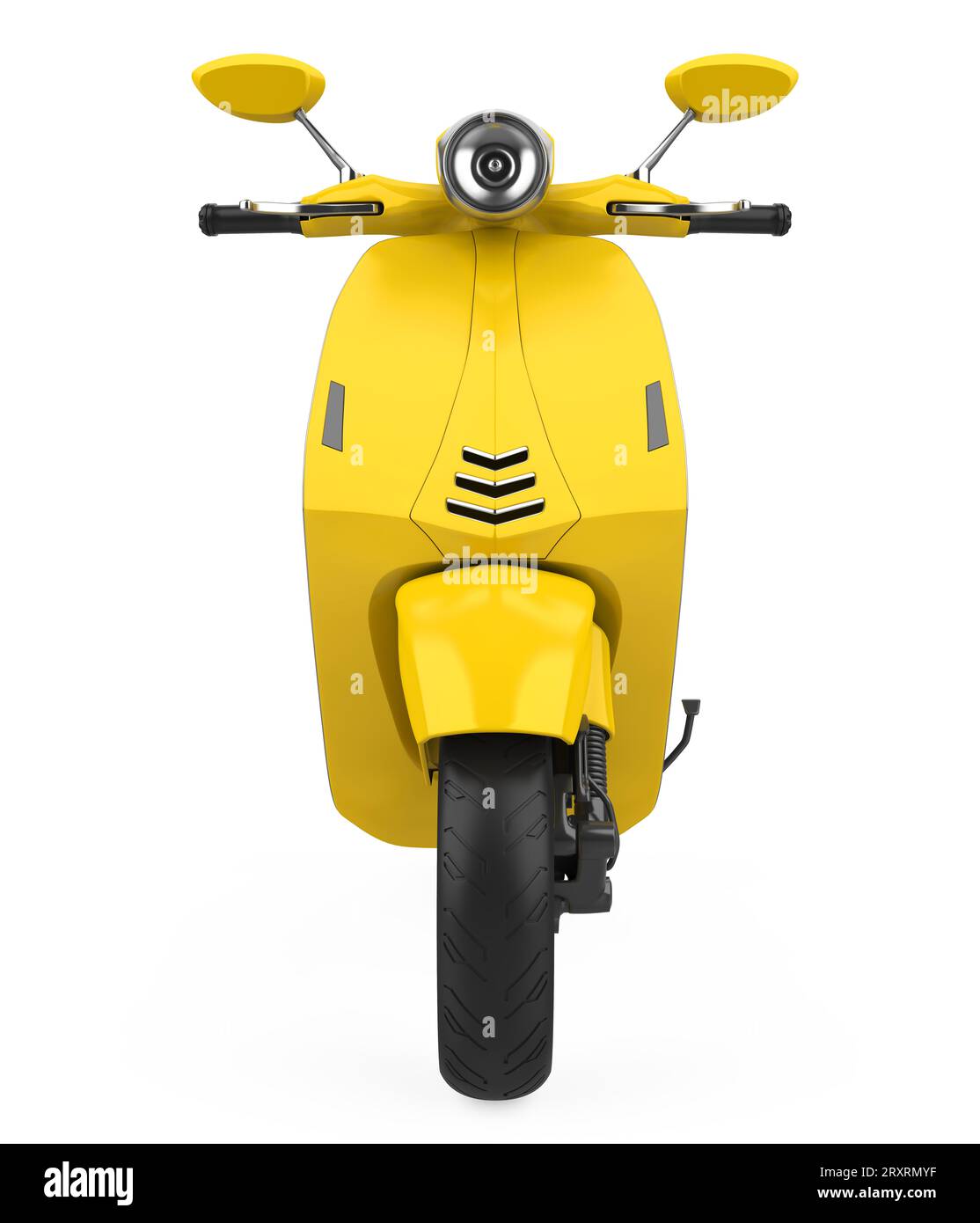 Yellow motor scooter hi-res stock photography and images - Alamy
