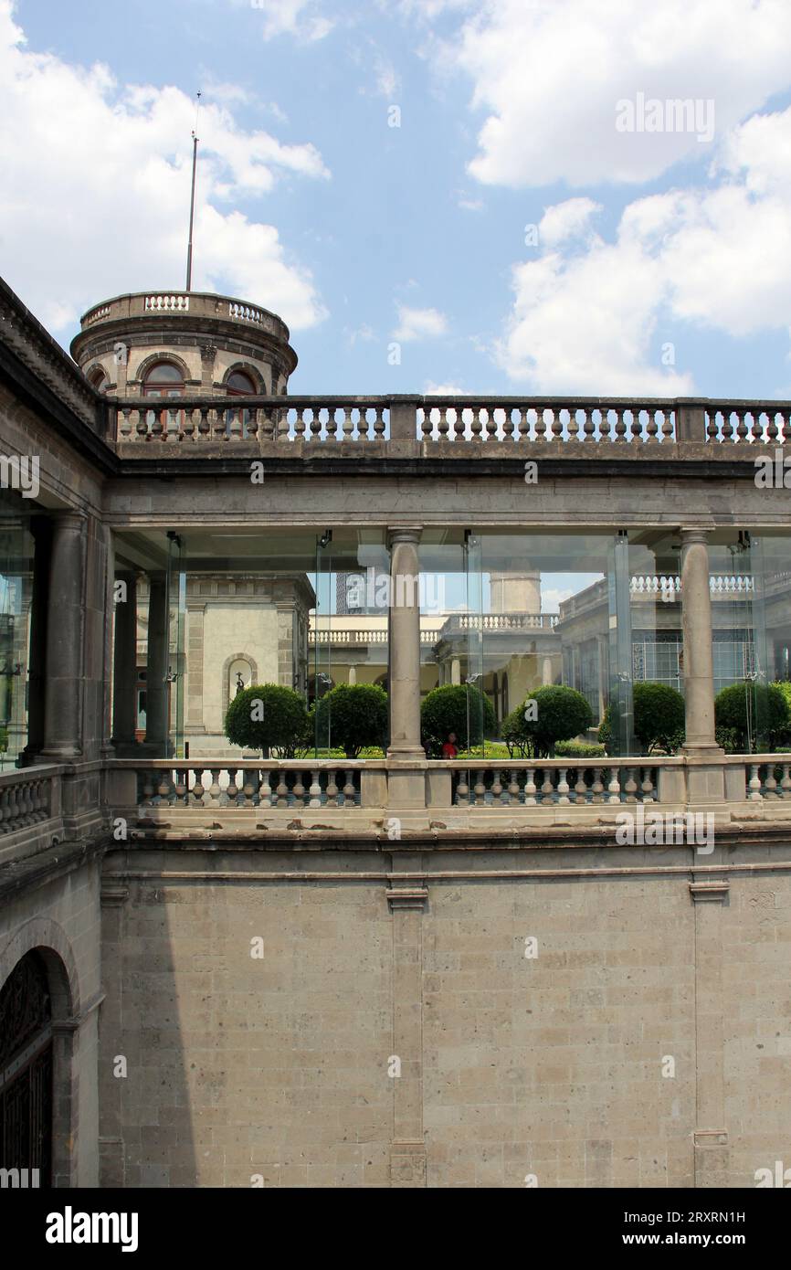 Mexico City, Mexico - August 9, 2023: The National History Museum in Chapultepec Castle has been ...