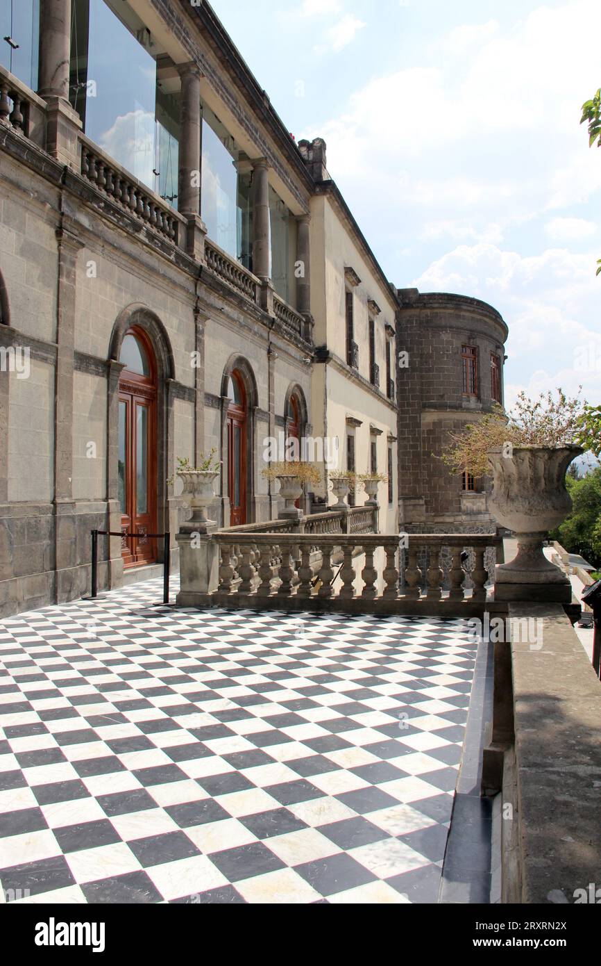 Mexico City, Mexico - August 9, 2023: The National History Museum in Chapultepec Castle has been ...