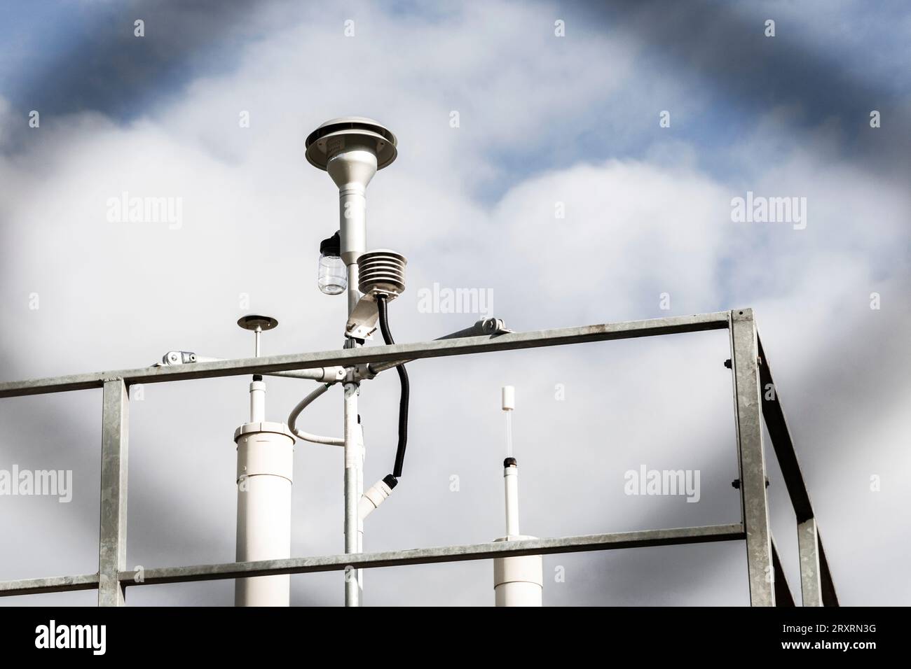 Air monitoring station instruments analyze and record environmental ... Air monitoring station instruments analyze and record environmental ...