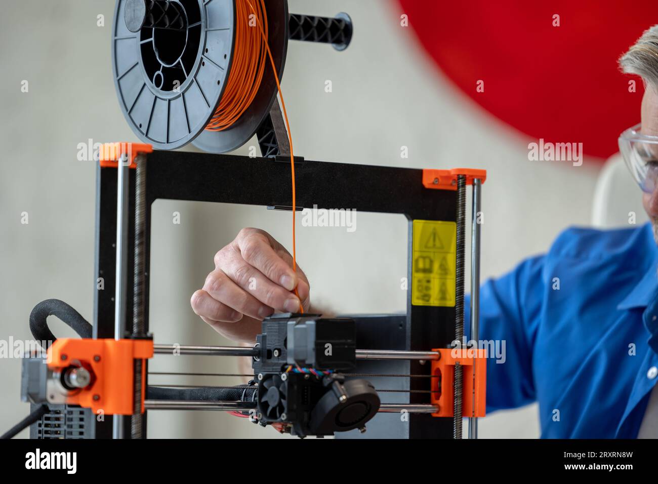 Technology work three dimensional printer hi-res stock photography and ...