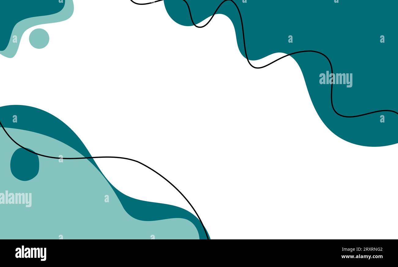 Abstract freeform shape geometric element background with curved lines ...