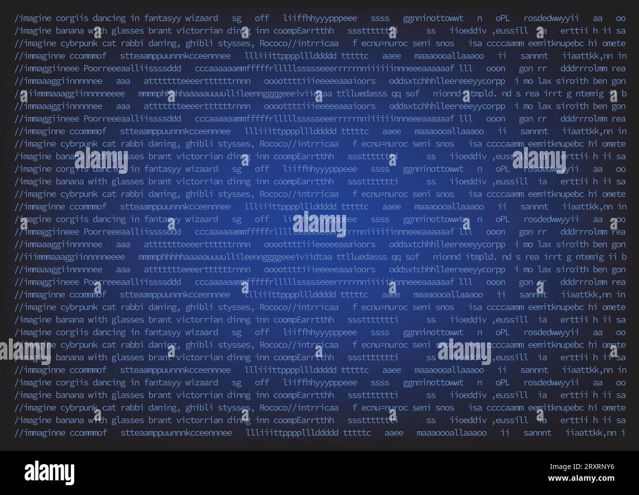 Artificial intelligence Prompt Typography background. Concept of ... Artificial intelligence Prompt Typography background. Concept of ...