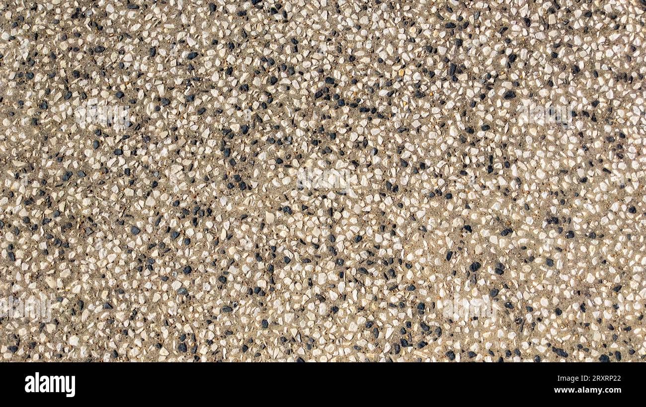texture of stones on agglomerated crushed stone floor background Stock ...