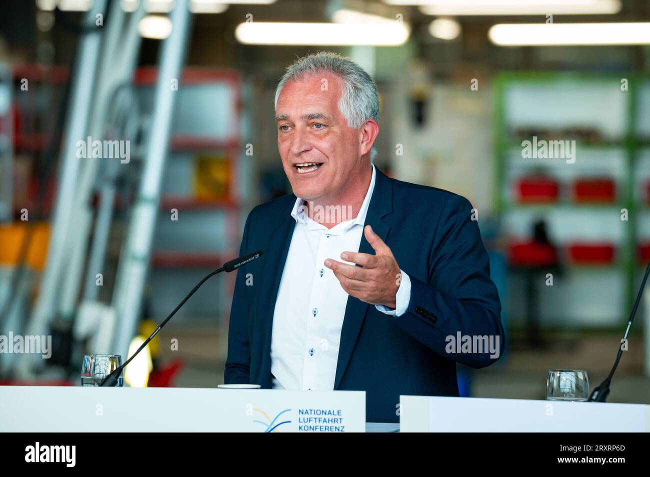 Hamburg, Germany. 25th Sep, 2023. Jürgen Kerner, head treasurer of IG ...
