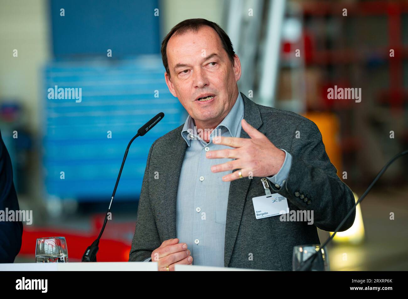 Hamburg, Germany. 25th Sep, 2023. Sven Bergelin, acting national head ...