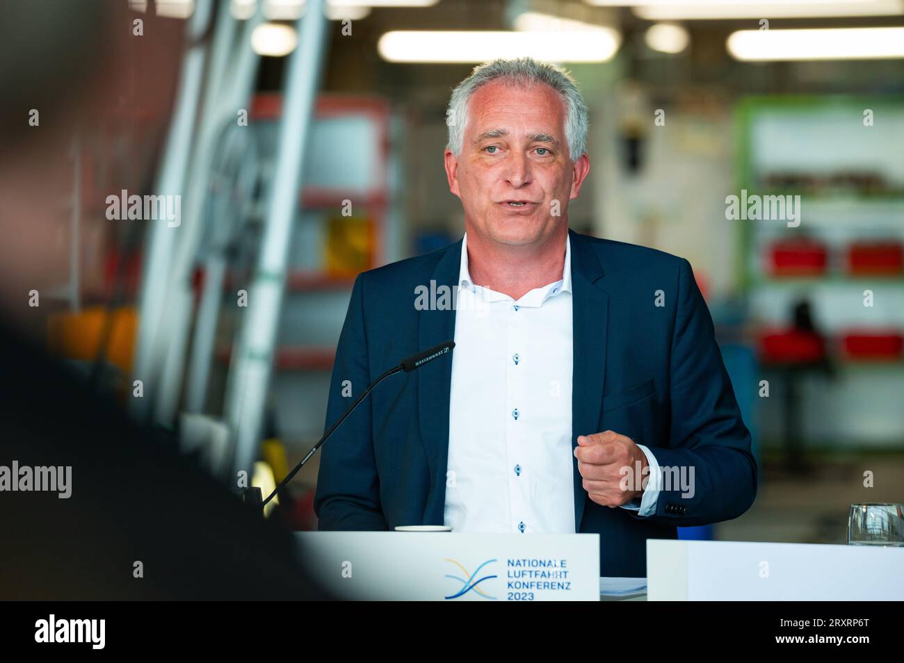 Hamburg, Germany. 25th Sep, 2023. Jürgen Kerner, head treasurer of IG ...