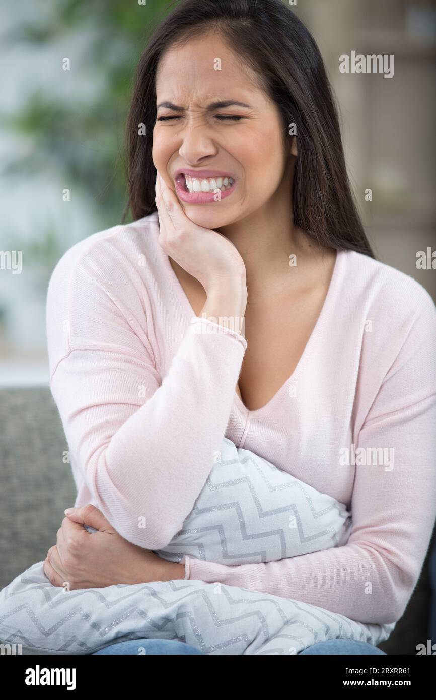 Beautiful indian woman hand touching hi-res stock photography and ...