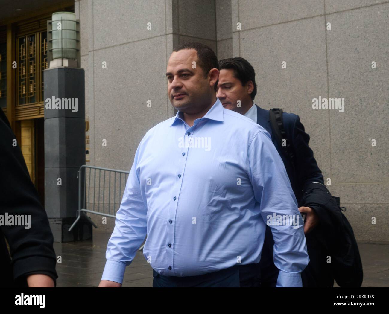 New York, New York, USA. 26th Sep, 2023. Egyptian national, Wael Hana ...