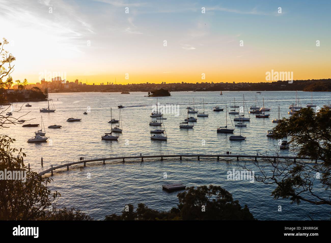 Redleaf Pool is surrounded by small fishing boats and sailboats. Also ...