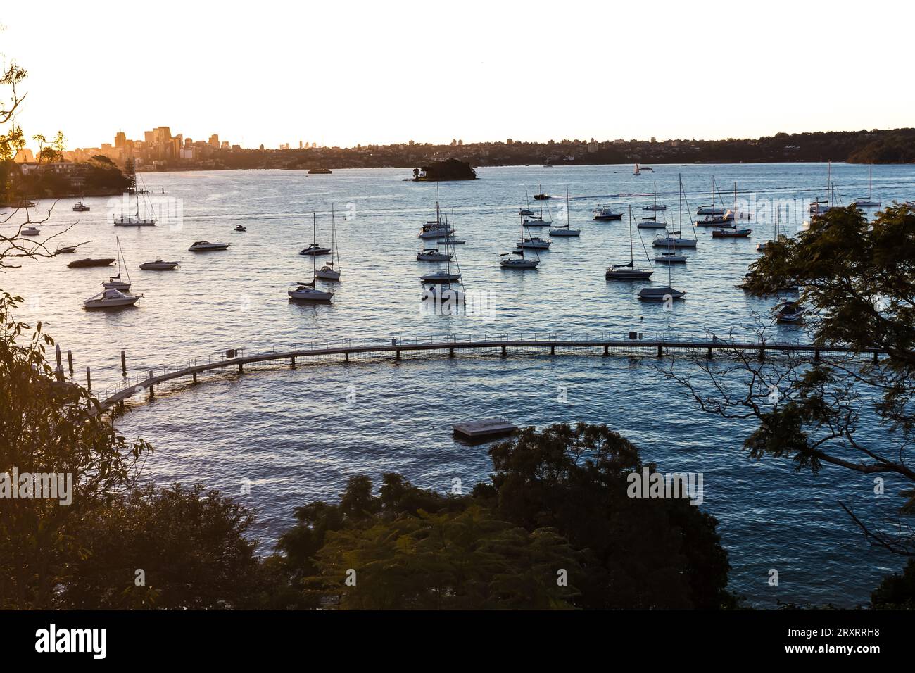 Redleaf Pool is surrounded by small fishing boats and sailboats. Also ...
