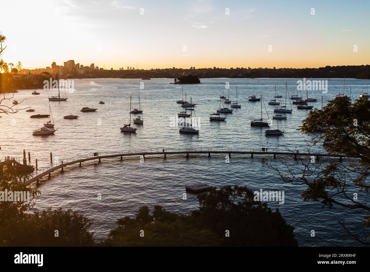 Redleaf Pool is surrounded by small fishing boats and sailboats. Also ...