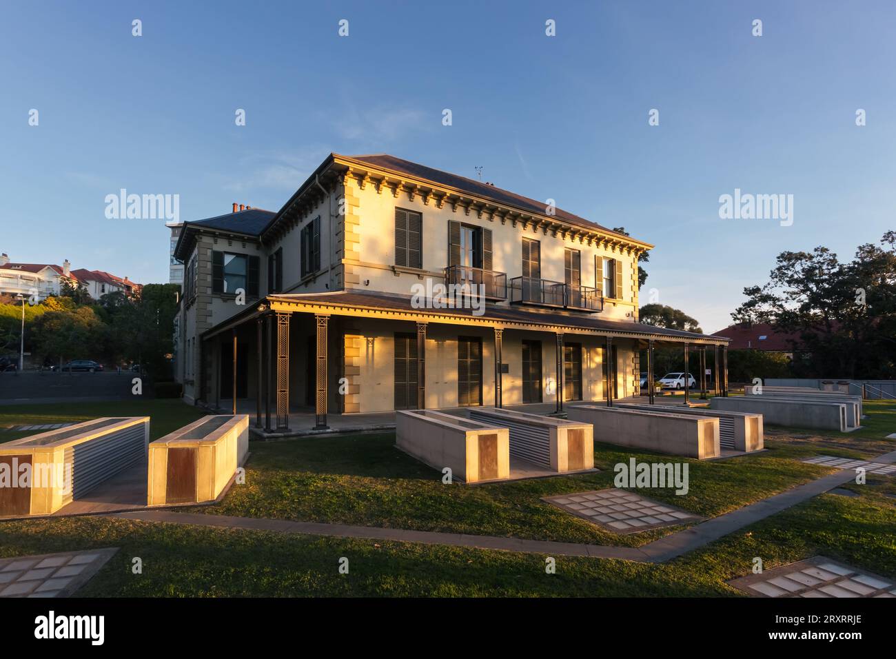 Late afternoon light falling on the Woollahra Municipal Council ...