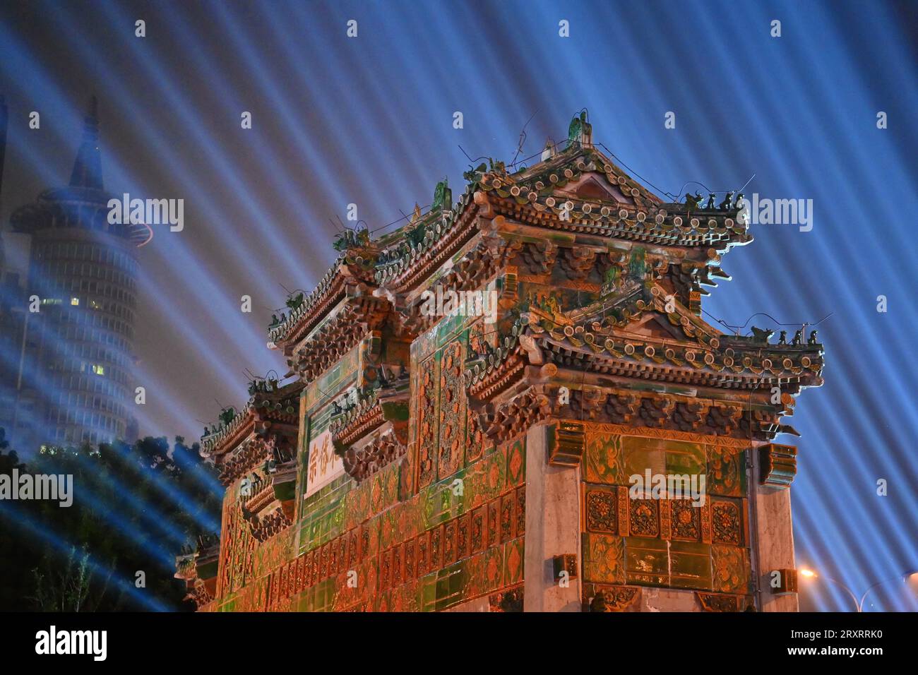 Dazzling lights at the Dongyue Temple in Beijing, China, 26 September ...
