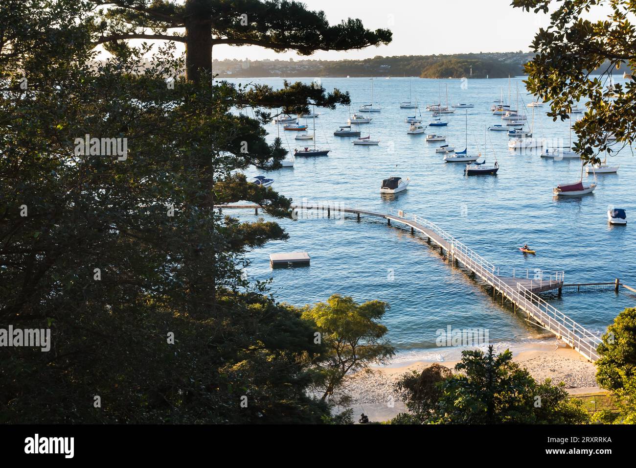Redleaf Pool is surrounded by small fishing boats and sailboats. Also ...