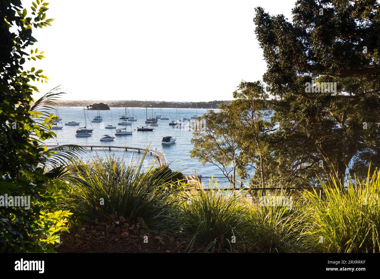 Redleaf Pool is surrounded by small fishing boats and sailboats. Also ...