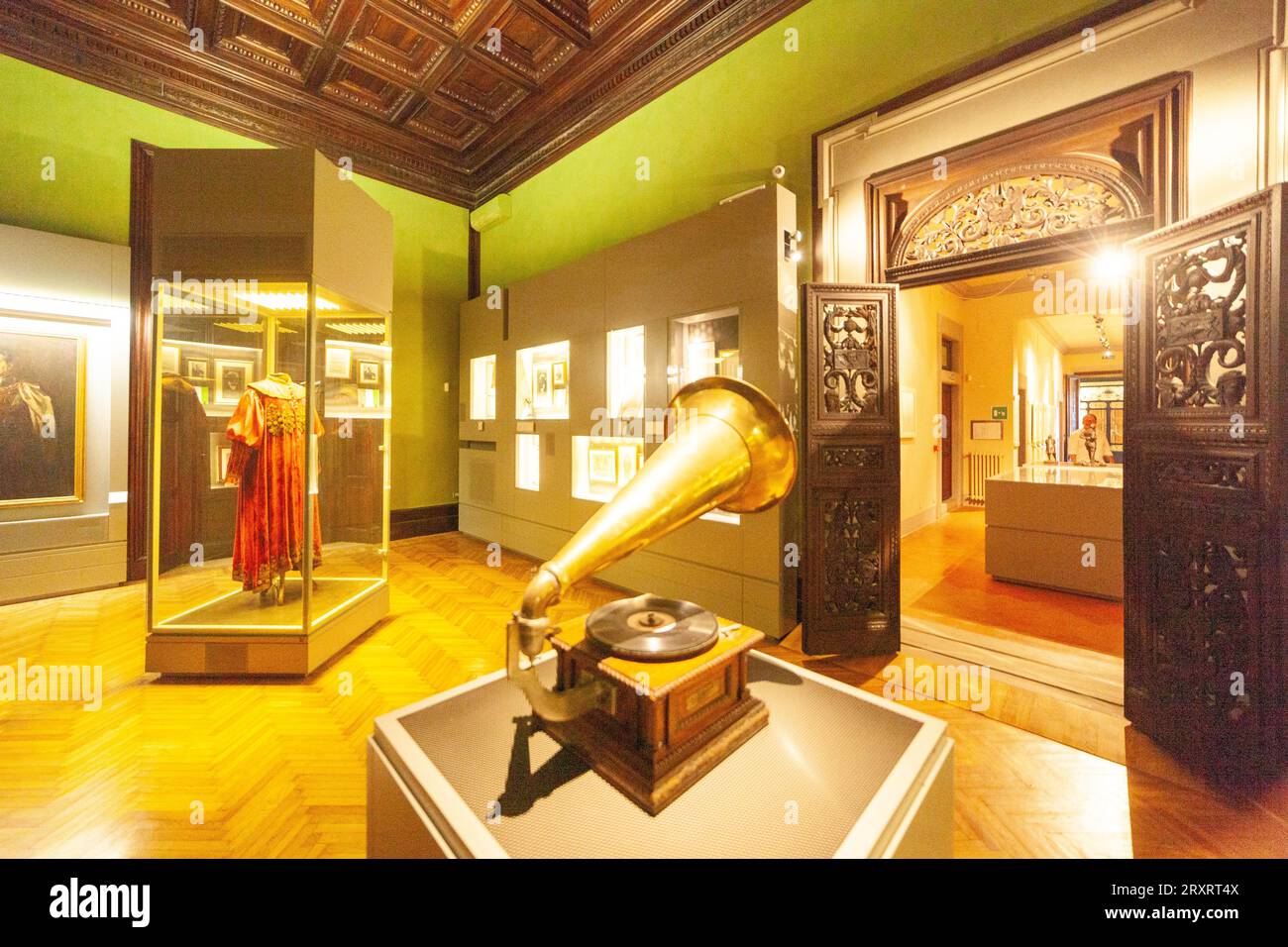 Italy, Tuscany, Florence, Lastra a Signa village, the villa of tenor ...