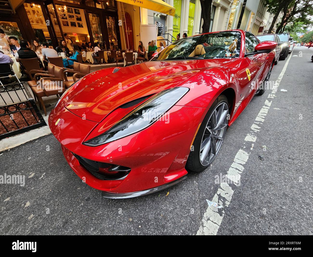 New York City, USA - June 03, 2023: Ferrari 812 GTS Superfast ...
