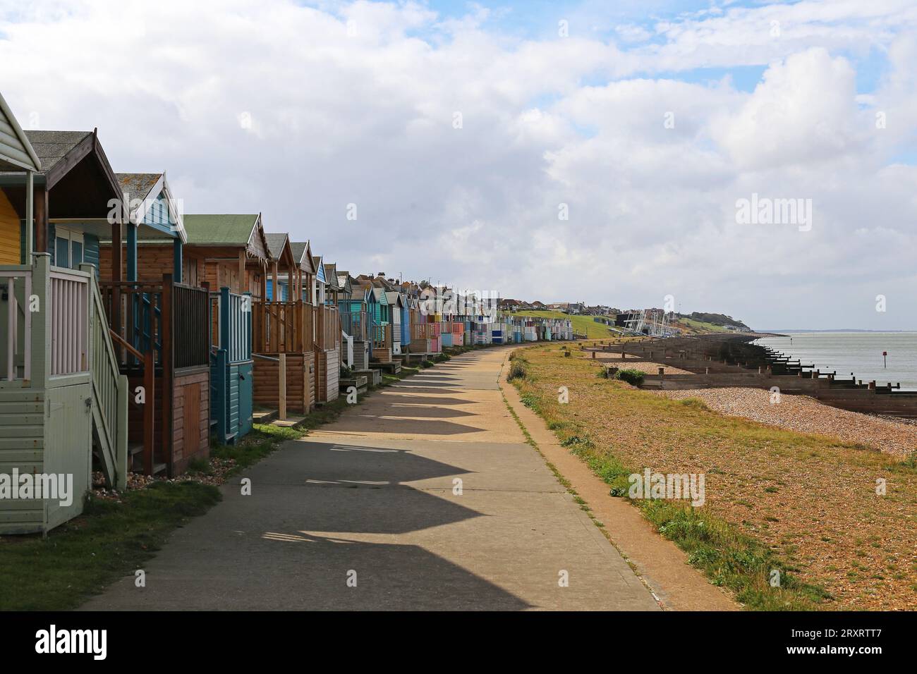 Beach Huts, Tankerton, Whitstable, Kent, England, Great Britain, United ...