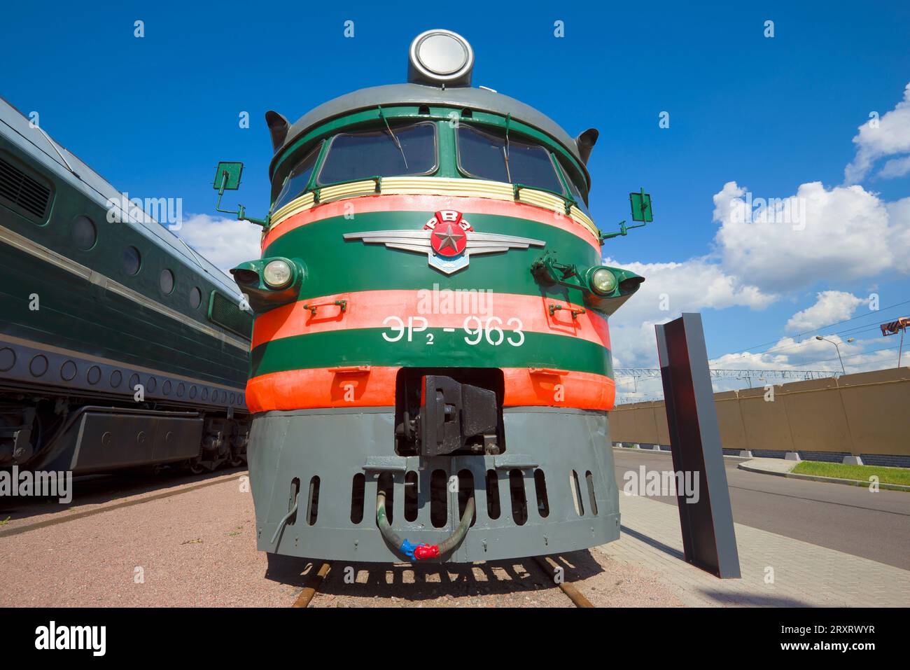 ST PETERSBURG, RUSSIA - AUGUST 16, 2018: Front part of the Soviet ...