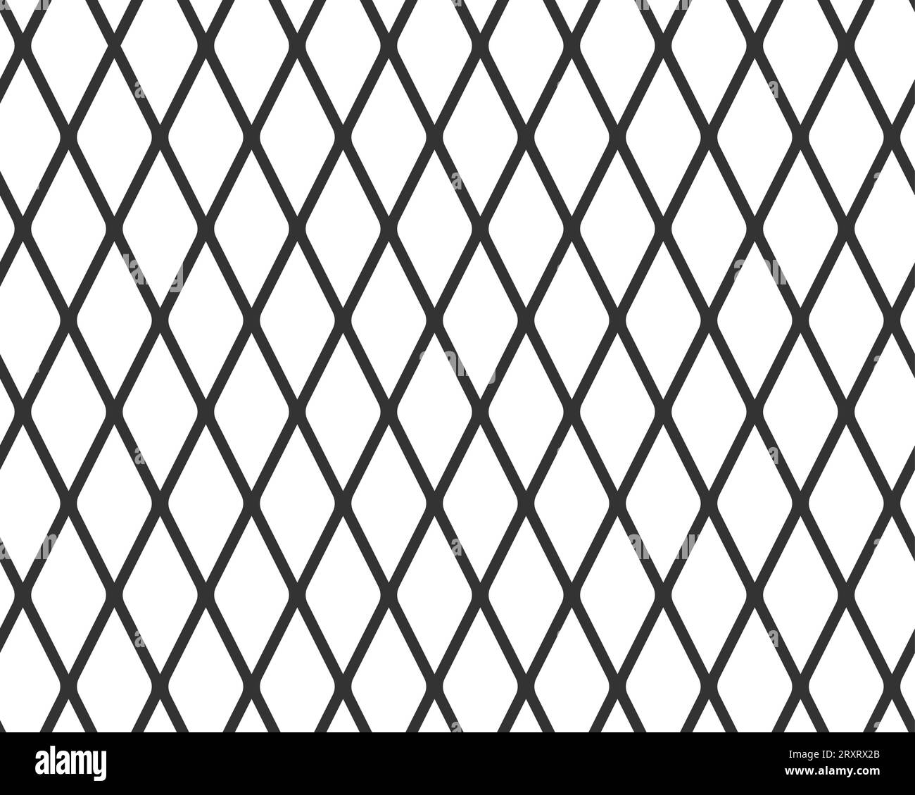 Diamond mesh fence Black and White Stock Photos & Images - Alamy