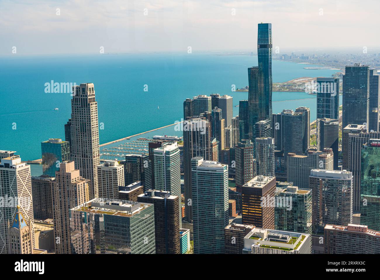 skyscraper aerial view. cityscape skyline. architectural building in ...