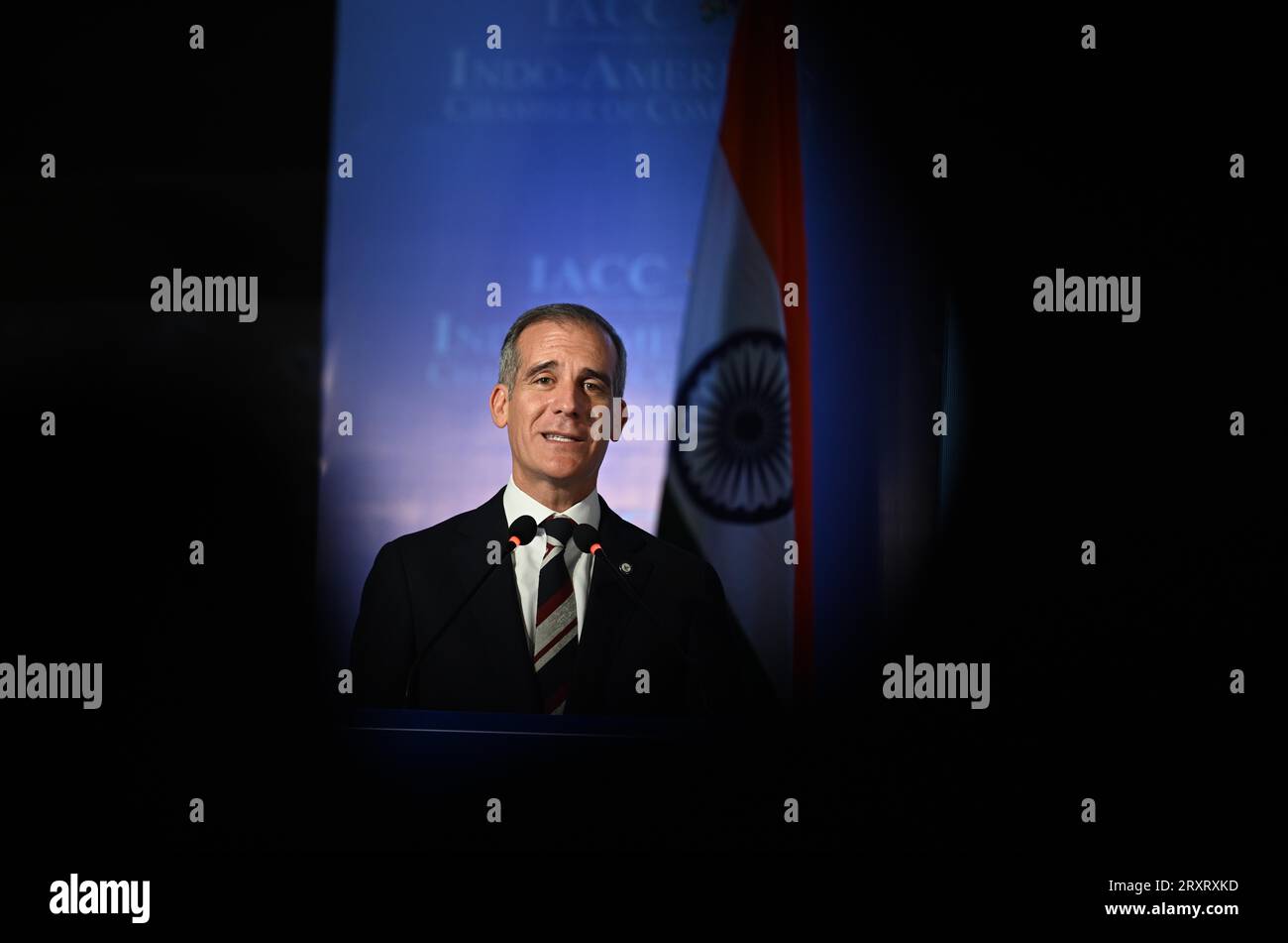 NEW DELHI, INDIA - SEPTEMBER 26: Eric Garcetti, US Ambassador to India ...