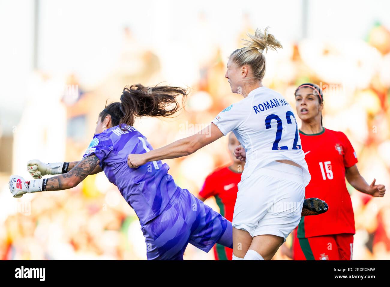 Vila Boa, Portugal 20230926.Norway's Sophie Roman Haug in a duel with ...