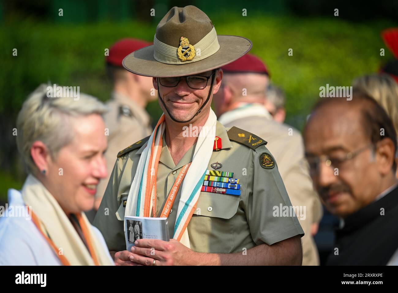 NEW DELHI, INDIA - SEPTEMBER 26: Major General Smith, Deputy Commanding ...