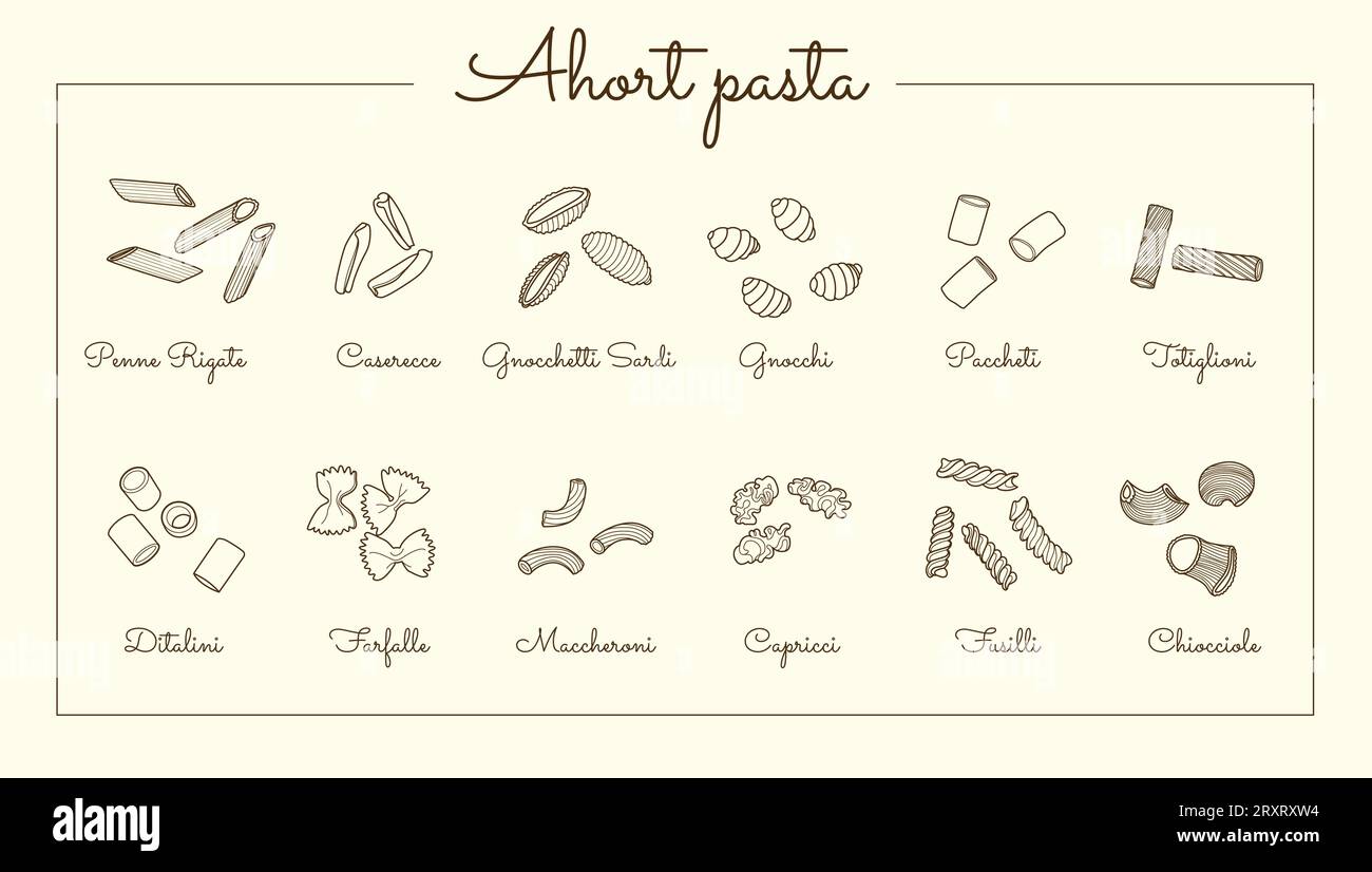 Shrimp and pasta Stock Vector Images - Alamy