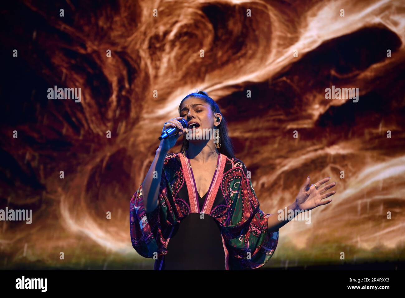 Mumbai, India, 26 September, 2023. Sunidhi Chouhan, an Indian playback ...