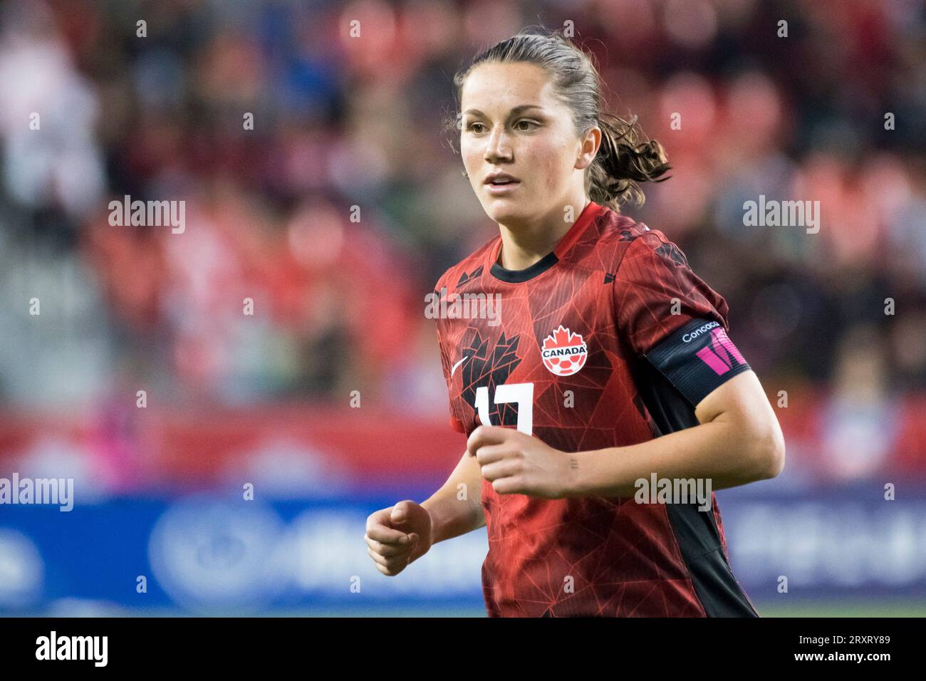Jessie Fleming #17 in action during the CONCACAF Women's Championship ...