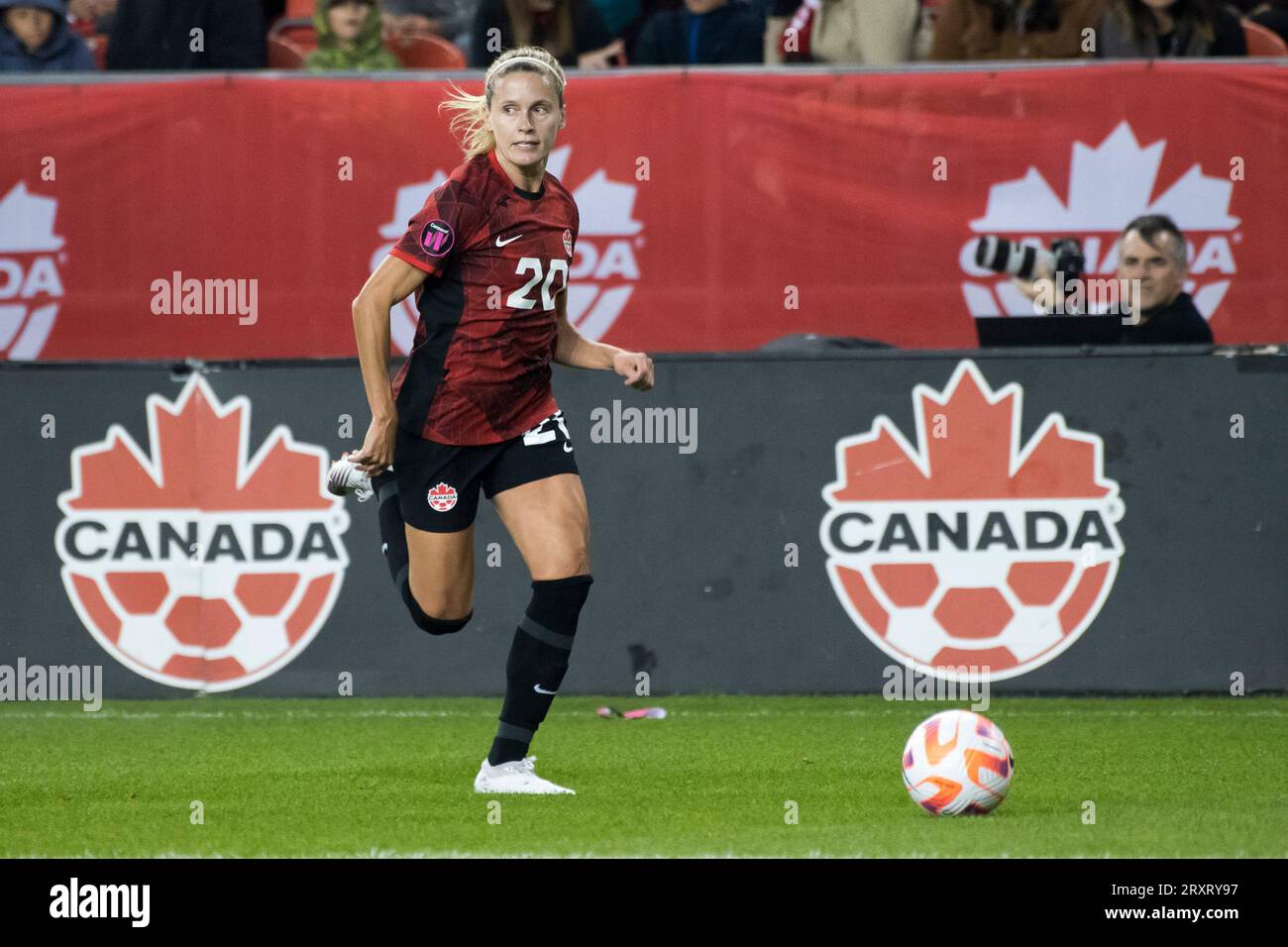 Cloe Lacasse #20 in action during the CONCACAF Women's Championship ...