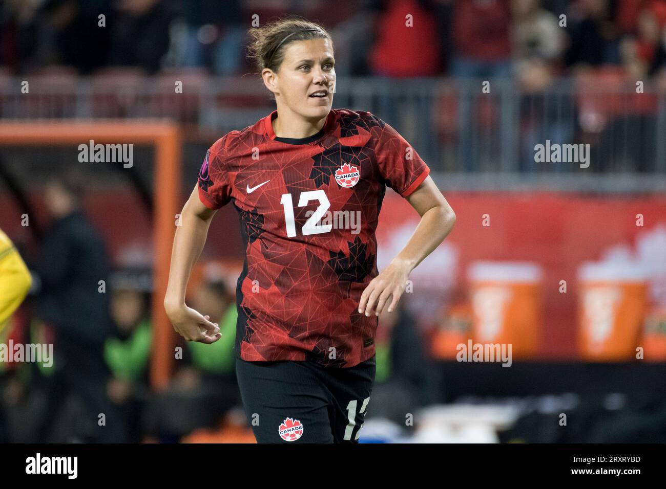 Christine Sinclair #12 in action during the CONCACAF Women's ...