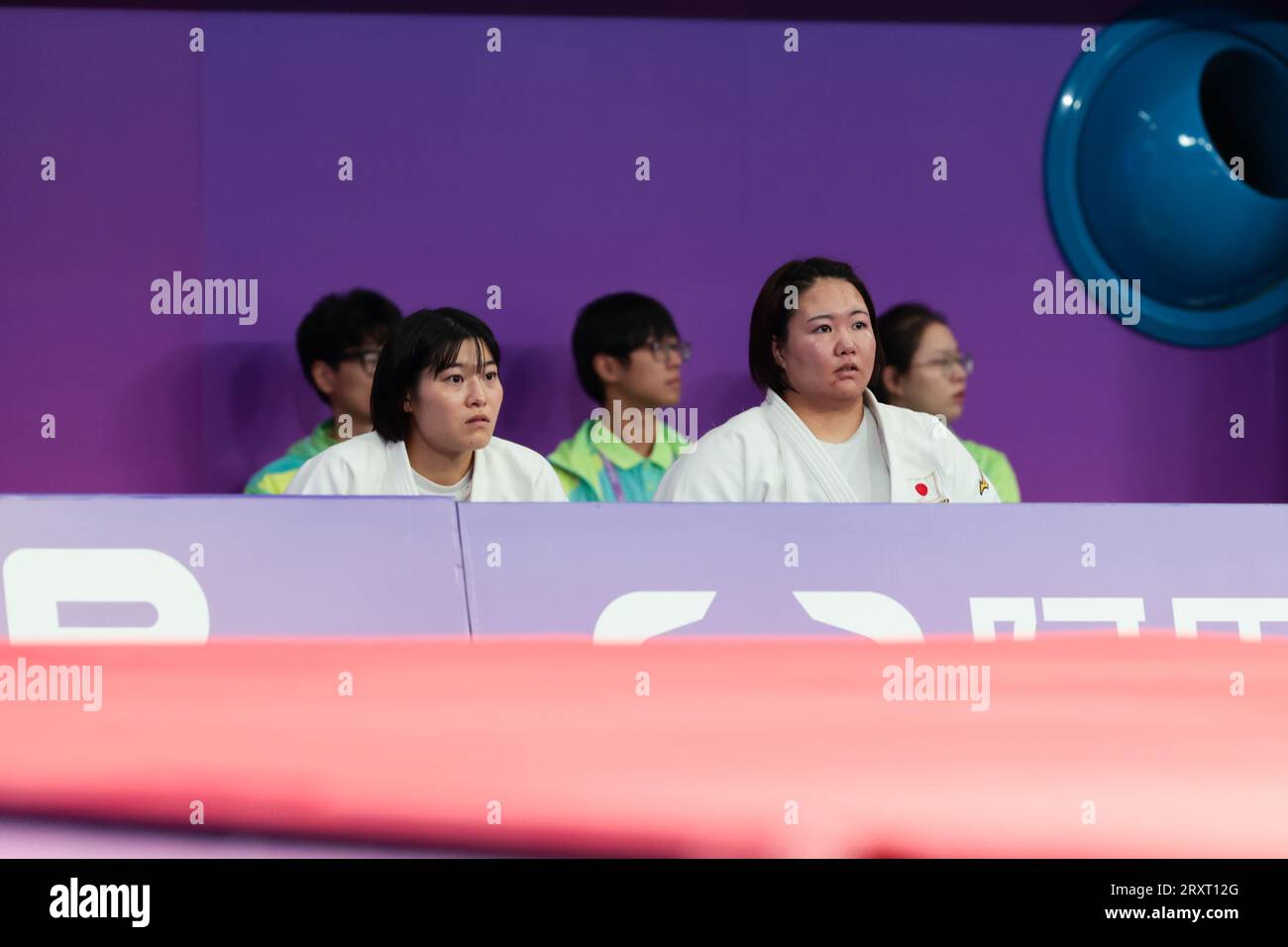 (L-R) Shiho Tanaka, Ruri Takahashi (JPN), SEPTEMBER 27, 2023 - Judo ...