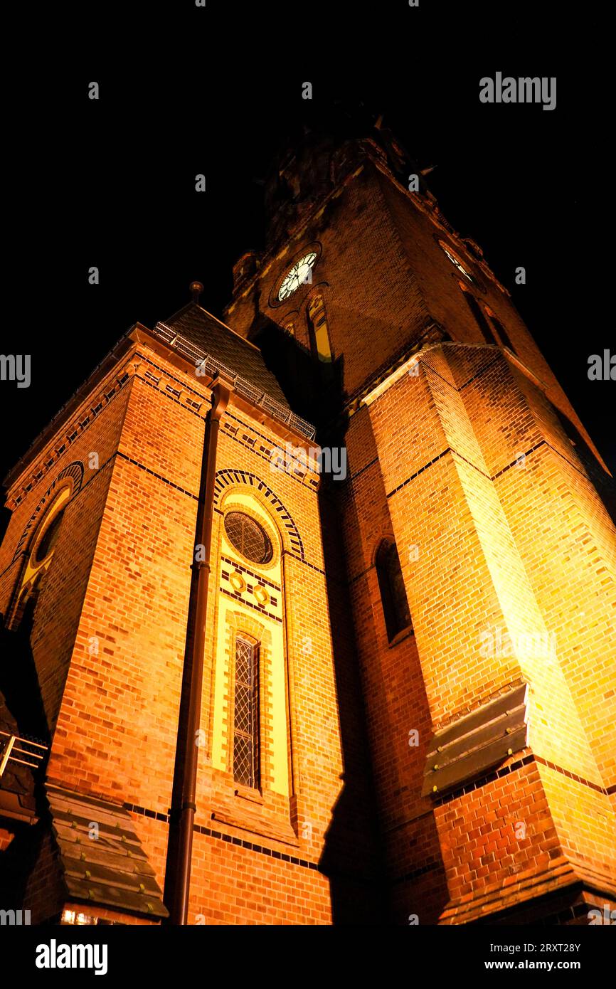 Old red brick church in Oslo, Norway Stock Photo - Alamy